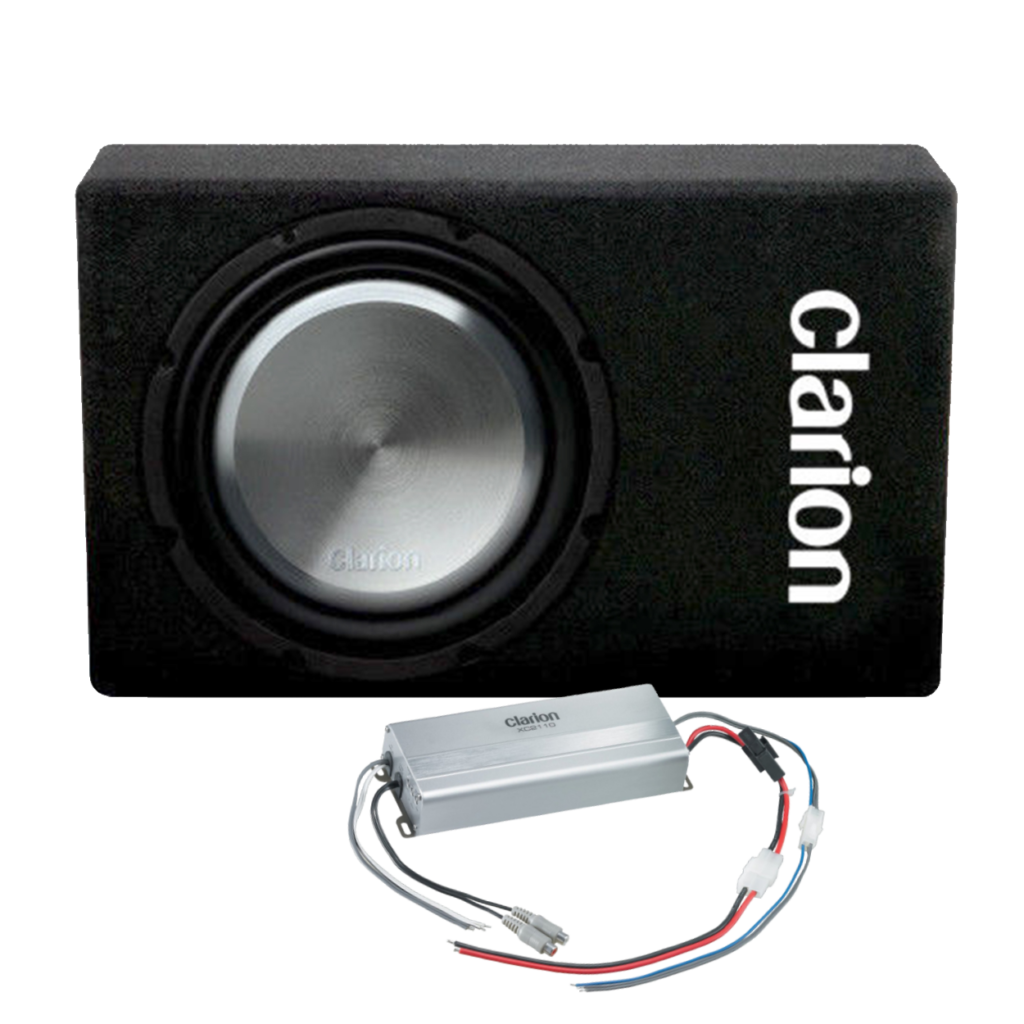 Clarion 12″ Slimline Subwoofer & Amplifier - Albany Car Stereo - ACS