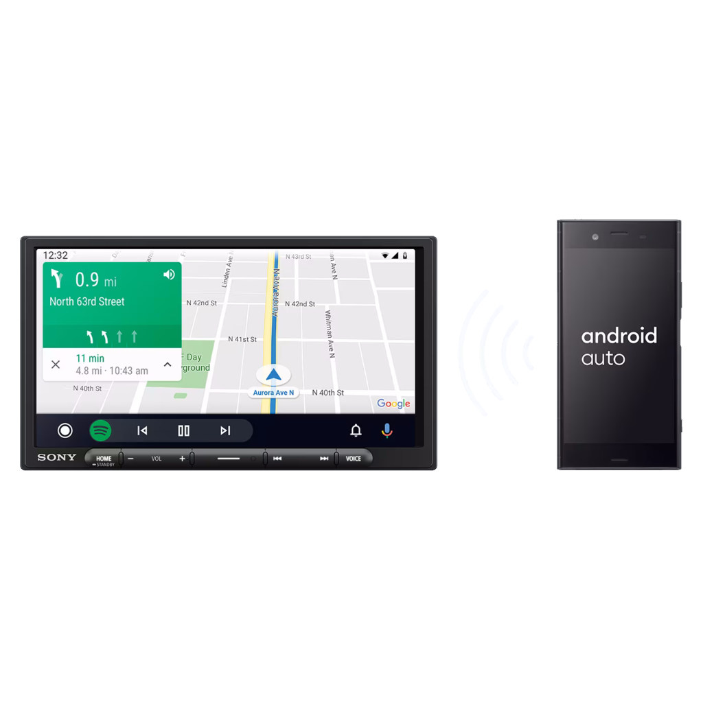 Sony XAV-AX4000 – Wireless Apple CarPlay + Android Auto Receiver ...